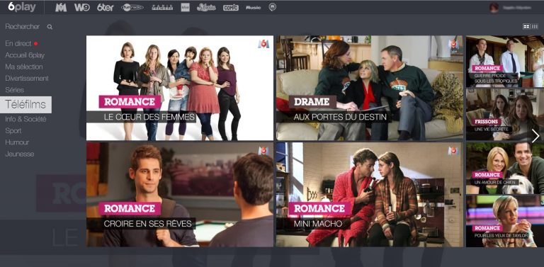 6play, le site de Replay en streaming du groupe M6 - Streaming légal